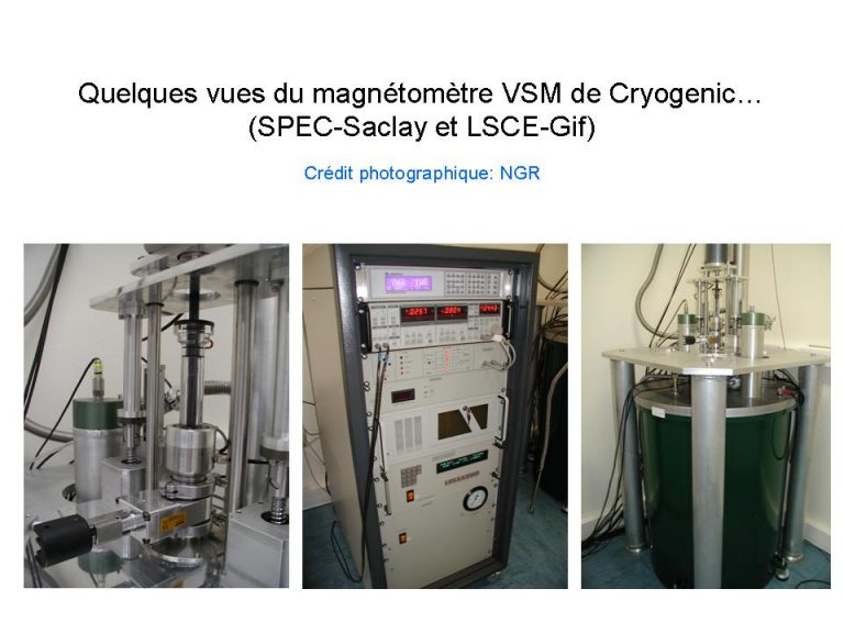 Vibrating sample magnetometry - IRAMIS
