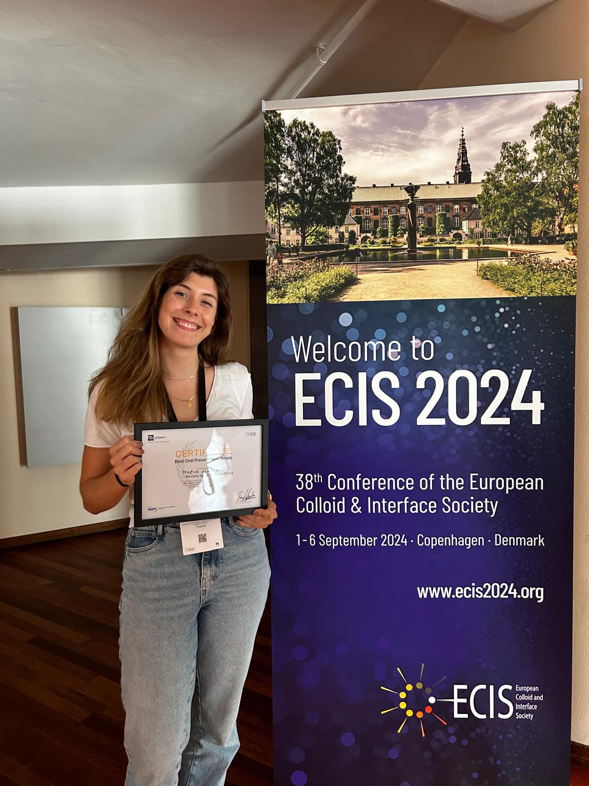 Maeva Almeida, meilleure conférence orale de l’ECIS 2024 - LLB