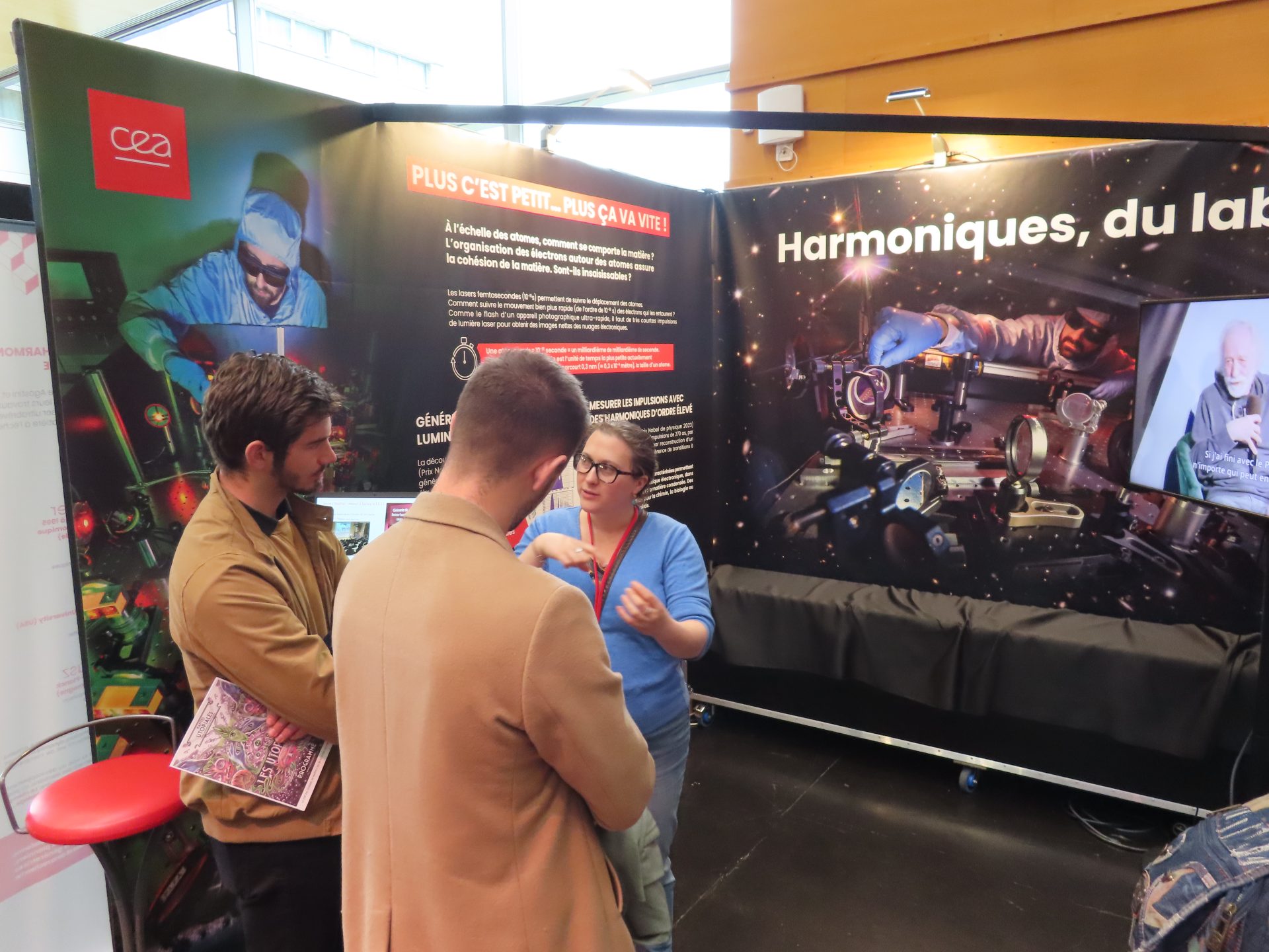 Iramis présent sur le stand du CEA au salon des Utopiales de Nantes ...