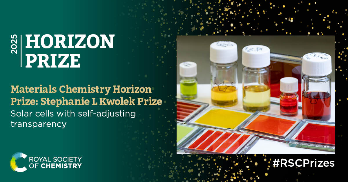 Frédéric Oswald Co-Recipient of the 2025 Materials Chemistry Horizon ...